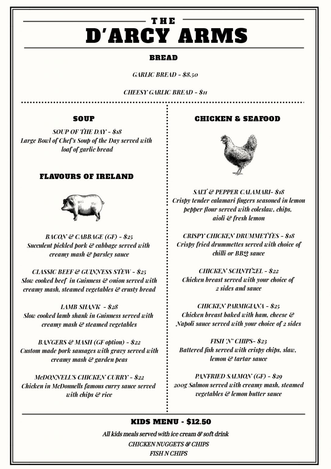 Darcy-arms-menu-1 - D'Arcy Arms